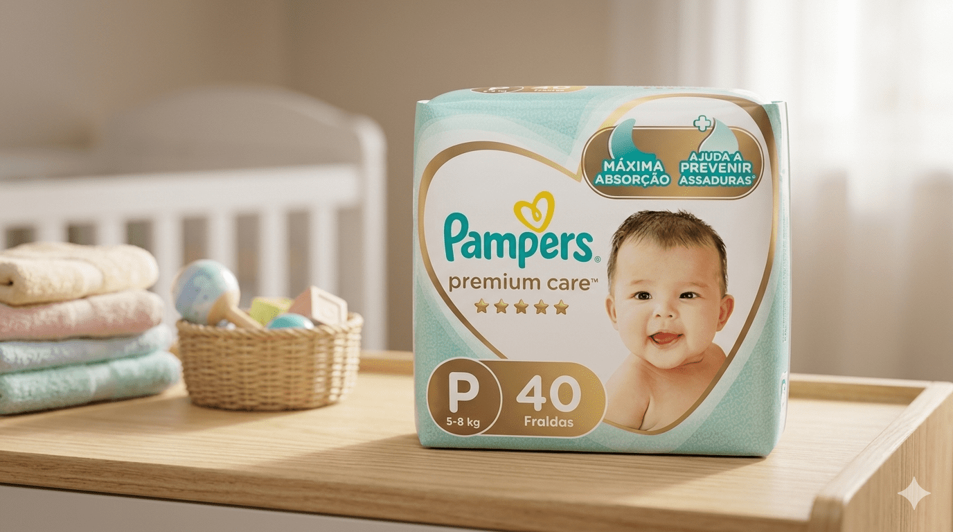 Fralda Pampers Premium Care vale a pena? Review completo
